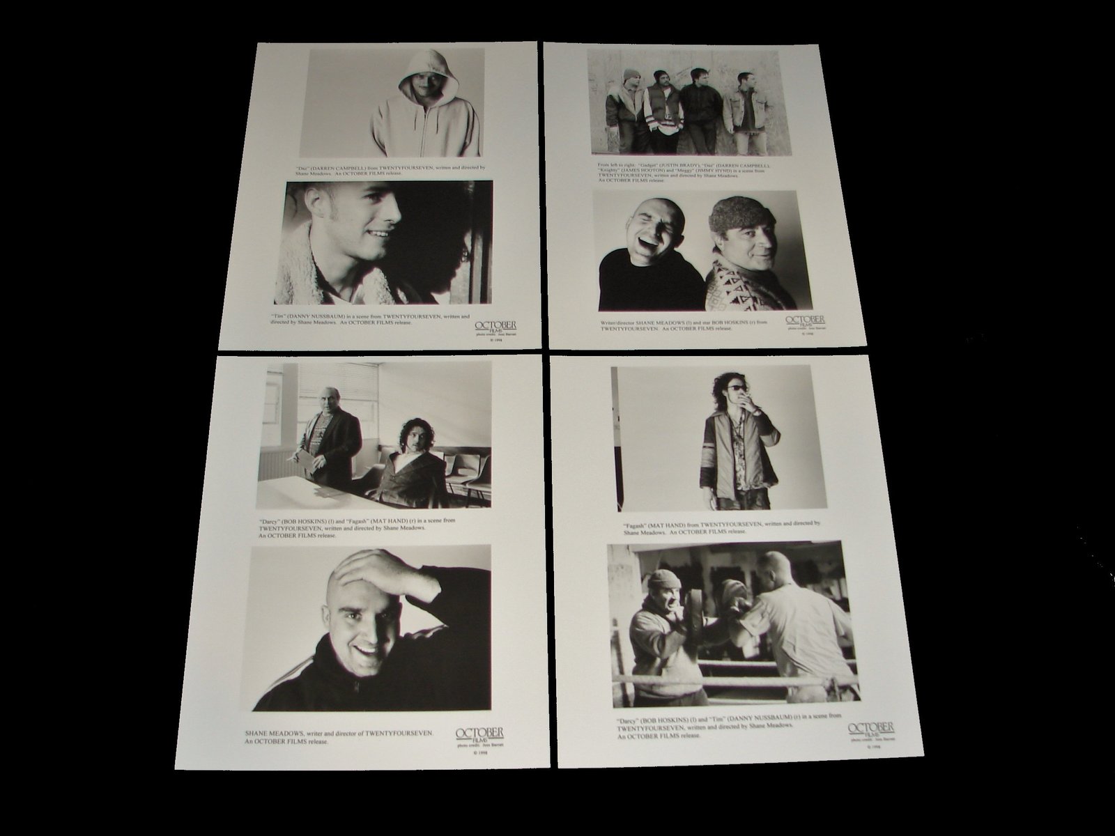 4 1997 TWENTY FOUR SEVEN 8x10 Movie Press Photos Bob Hoskins, Danny ...