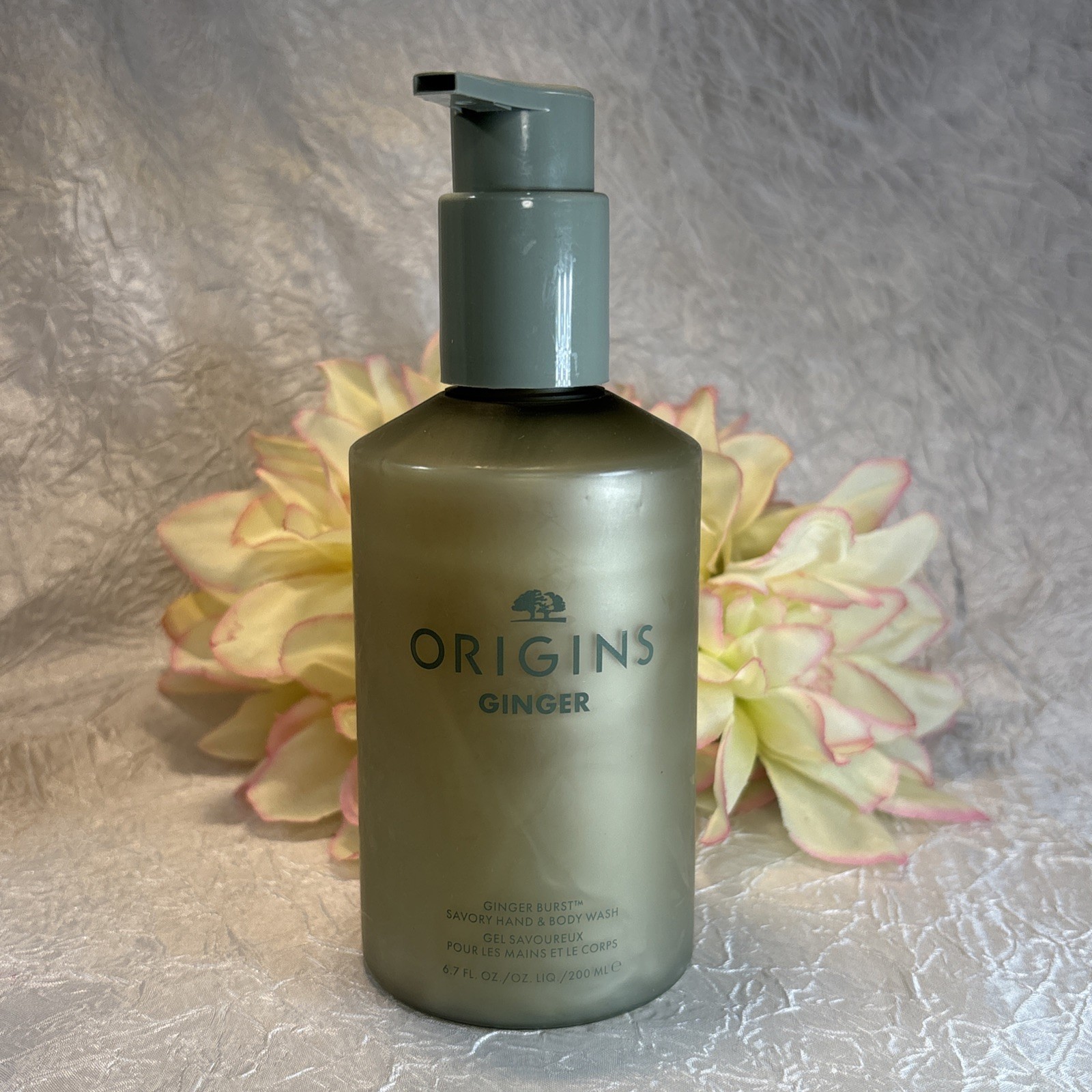Origins Ginger Burst Savory Hand and Body Wash w/Pump 6.7 oz 200ml NWOB ...