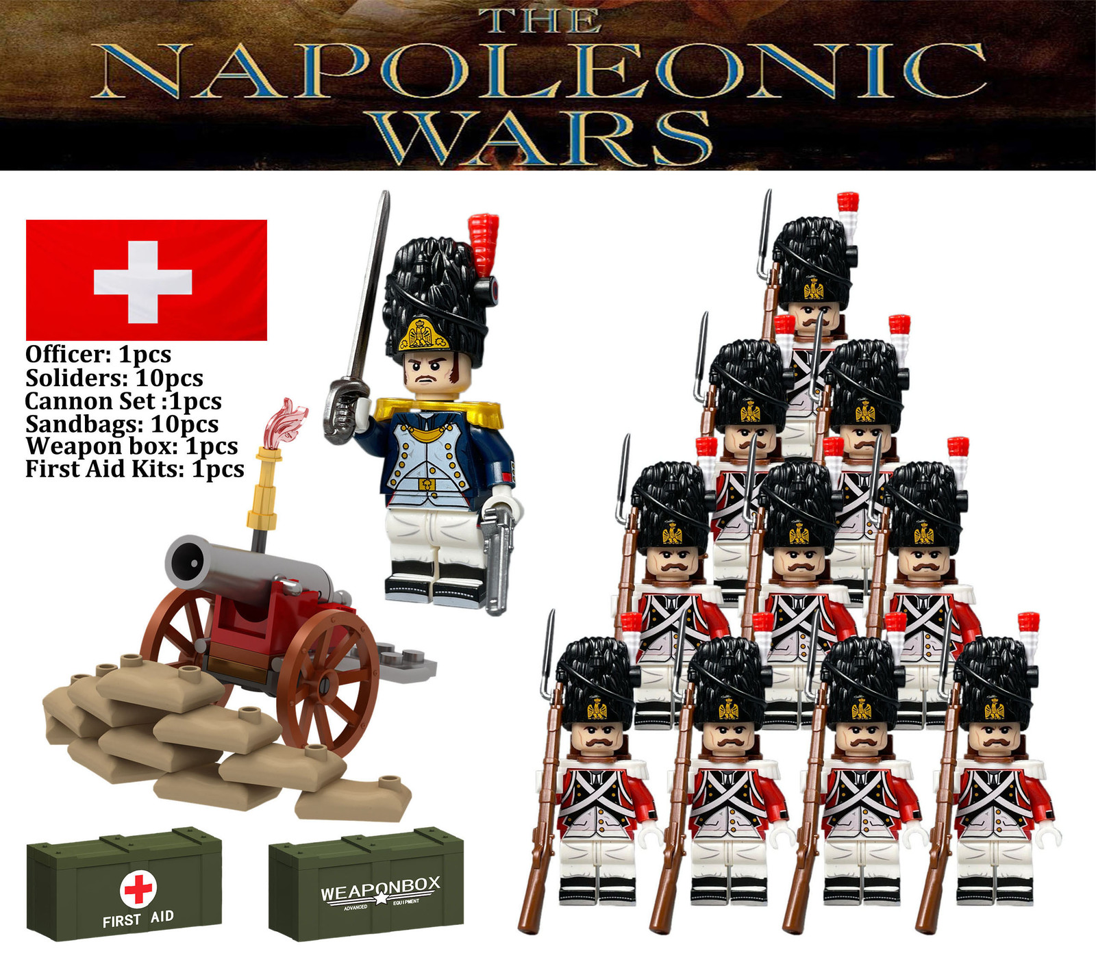 Swiss Grenadiers Army Set Custom Napoleon's Battles Scenarios ...