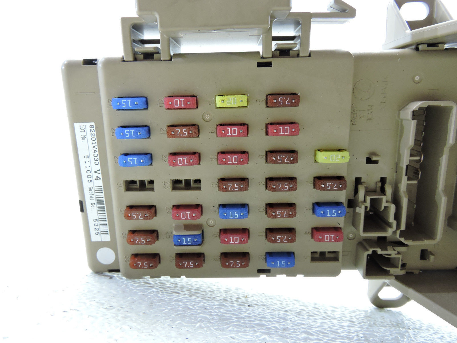 2016 Subaru Impreza Wrx Sti 2.5L Interior Fuse Block Junction Box ...