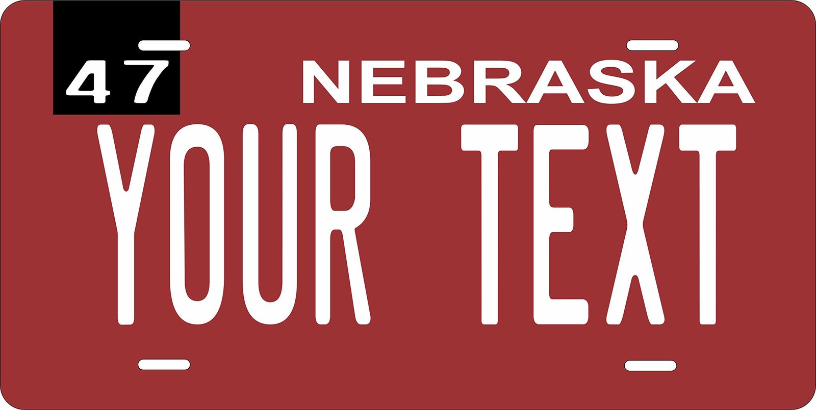 Nebraska 1947 Personalized Tag Vehicle Car Auto License Plate - Car ...