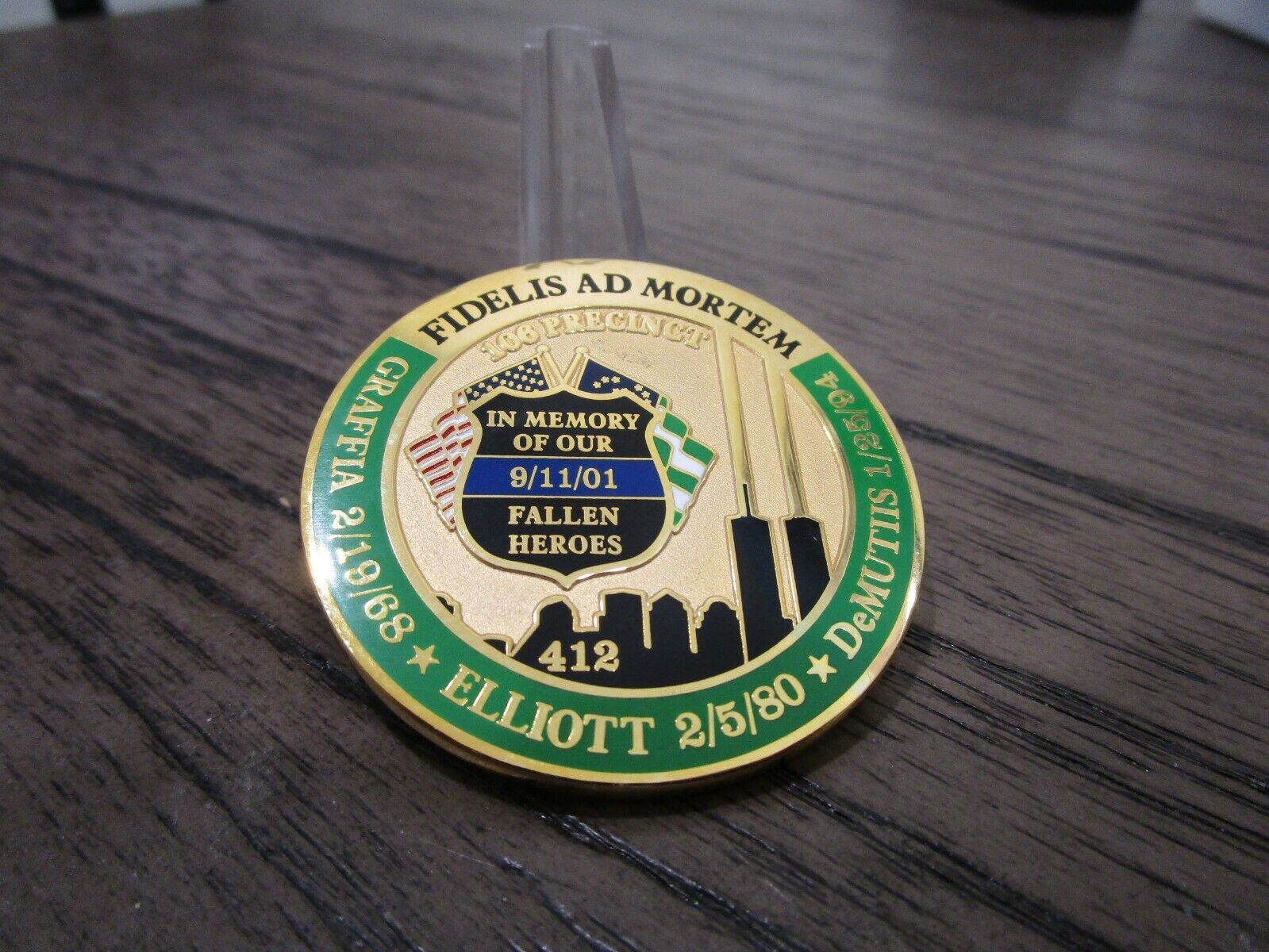 NYPD 106th Precinct Deputy Inspector Commanding Officer Challenge Coin ...