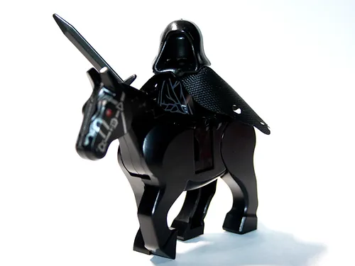 SM Ringwraith Nazgul with Horse Lord the Rings LOTR Hobbit Custom Minifigures - LEGO (R) Minifigures