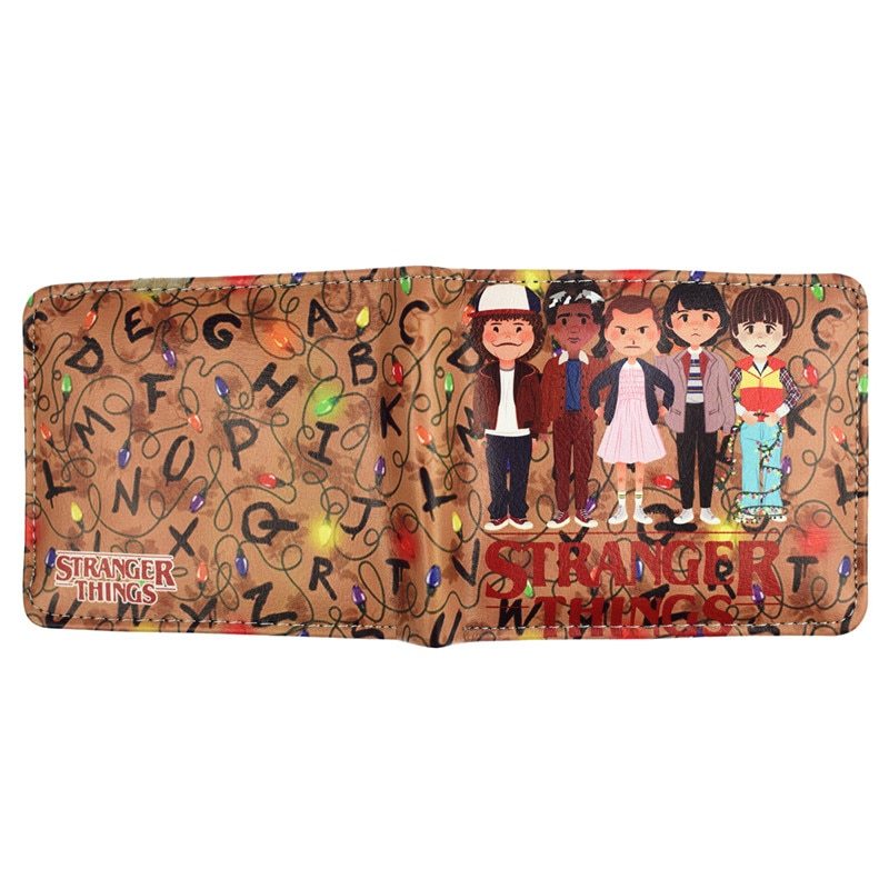 Stranger Things Season Montauk Wallet Short Purse for Student Whit Coin ...