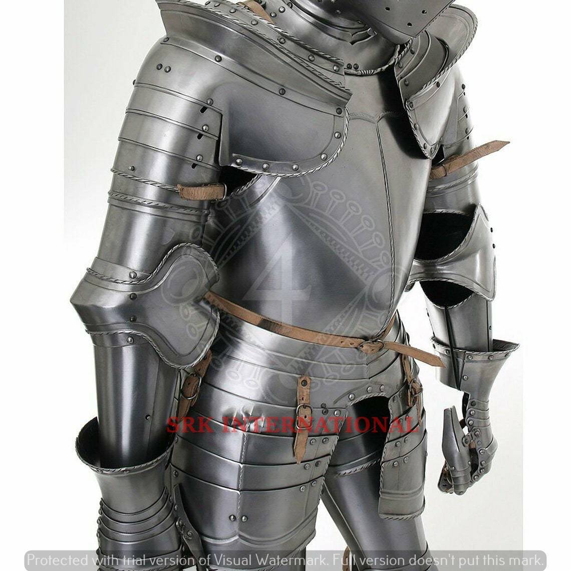 Fully Functional Steel SCA LARP German Medieval full suit Of armor ...
