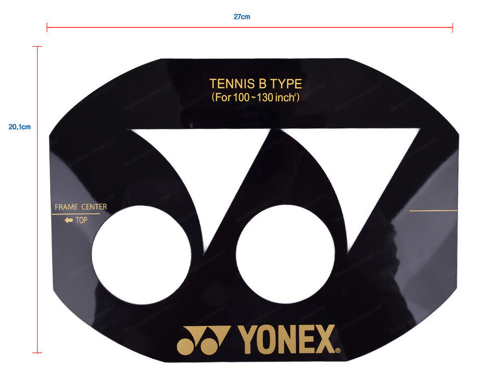 YONEX Tennis Stencil Card A Type for 100~130 inch Stringing Racket AC ...