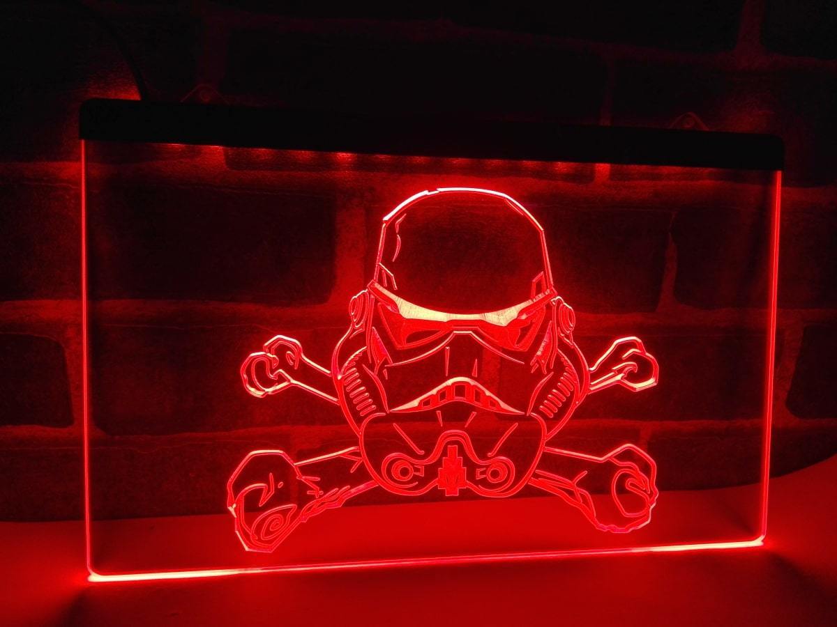 Stormtrooper Helmet Star Wars Illuminated Led Neon Sign Home Decor ...