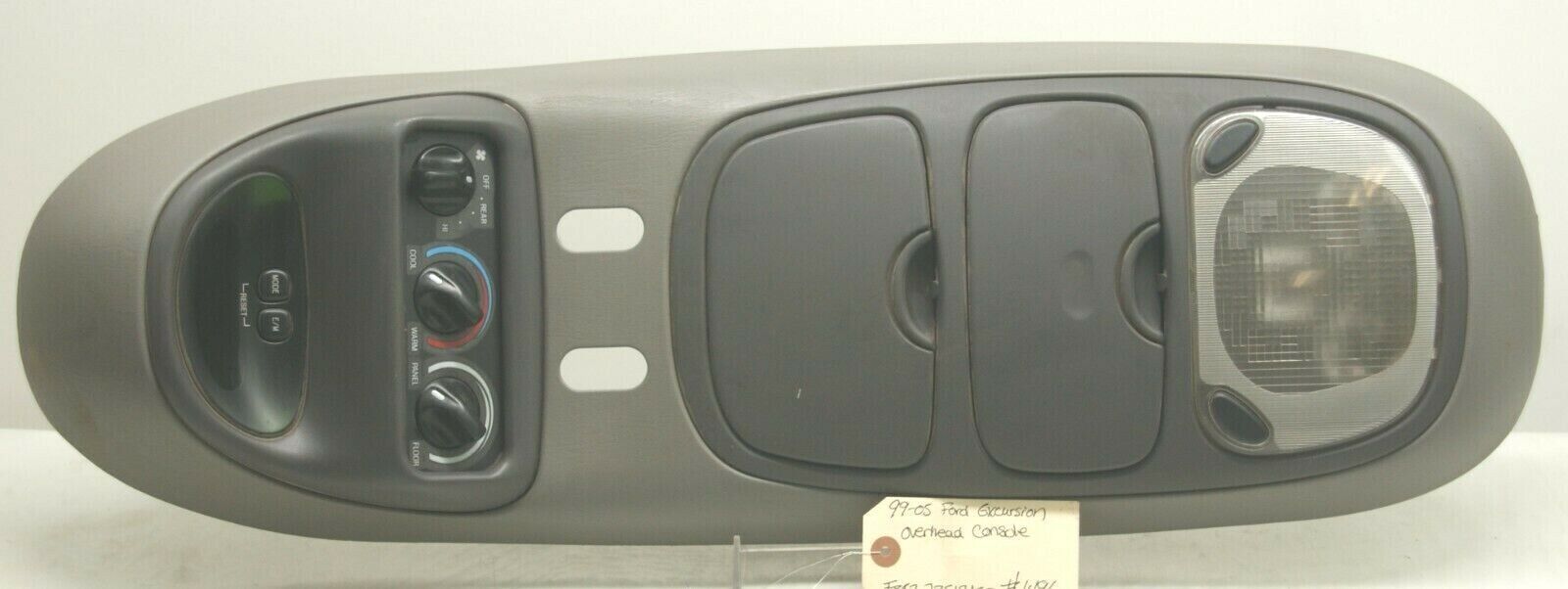 97-05 Ford Excursion Expedition Overhead Console Display HVAC Map Gray ...