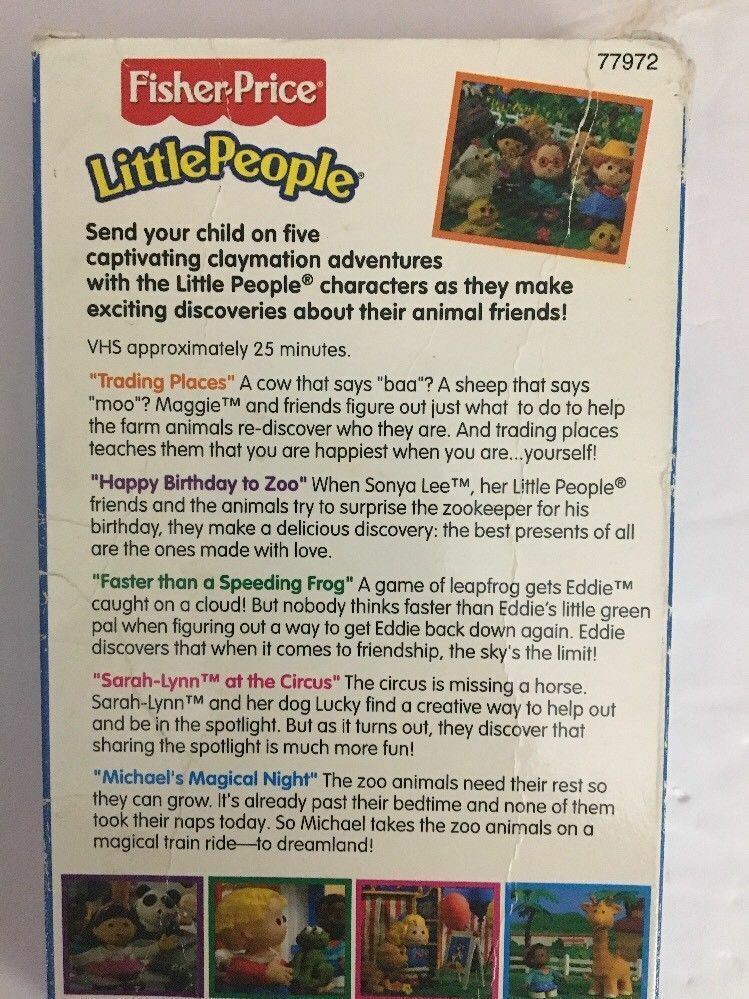 Fisher Price Little People Volume 3: Discovering Animals(VHS,2001 ...