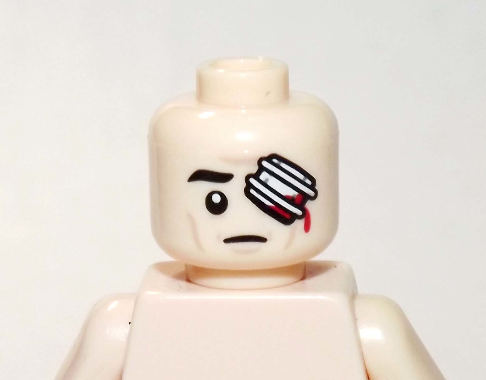 Eye Bloody Bandaged Head Diy Custom Minifigures - LEGO (R) Minifigures