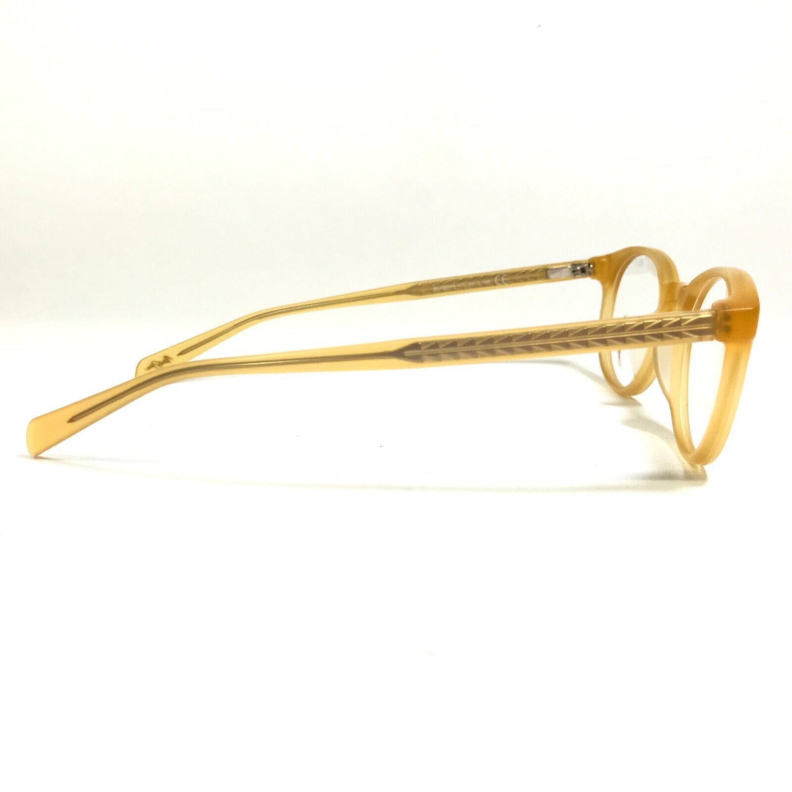 Maui Jim Eyeglasses Frames Mjo2201 79ar Clear Matte Yellow Round Round 47 20 148 Eyeglass Frames