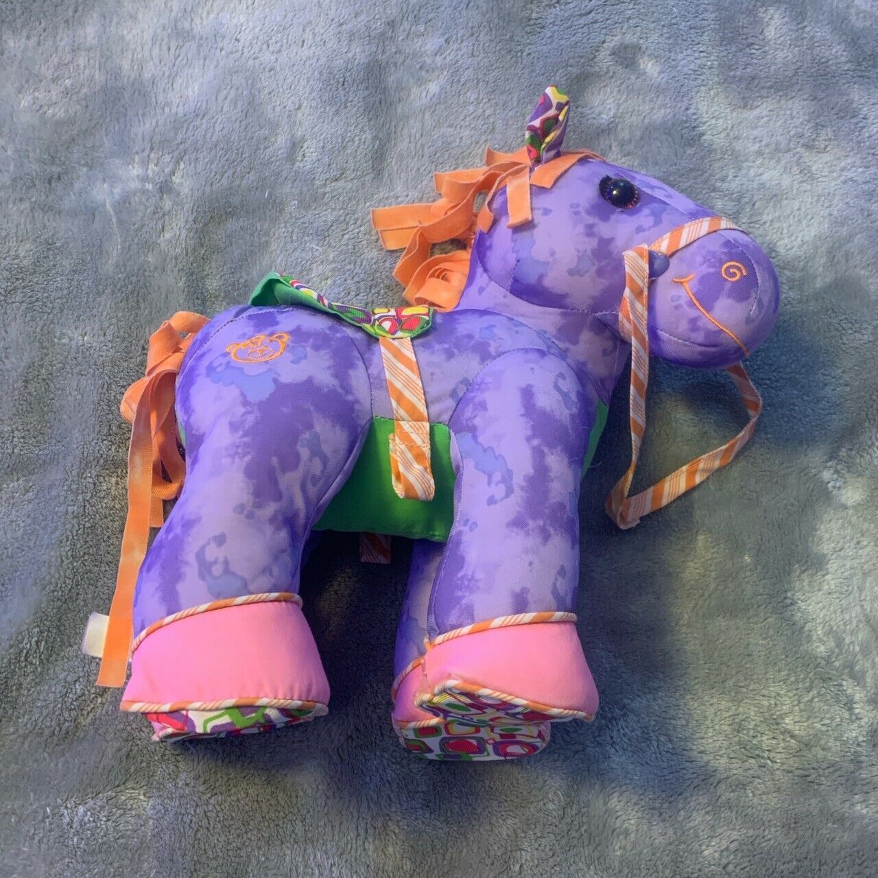 Doodle Pony Horse Plush Stuffed Animal Write Draw & Wash Doodle Bear ...