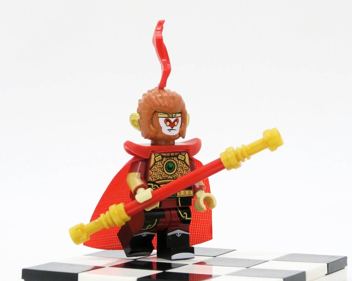 Journey to the West Monkey King Sun Wukong Minifigures Weapons and ...
