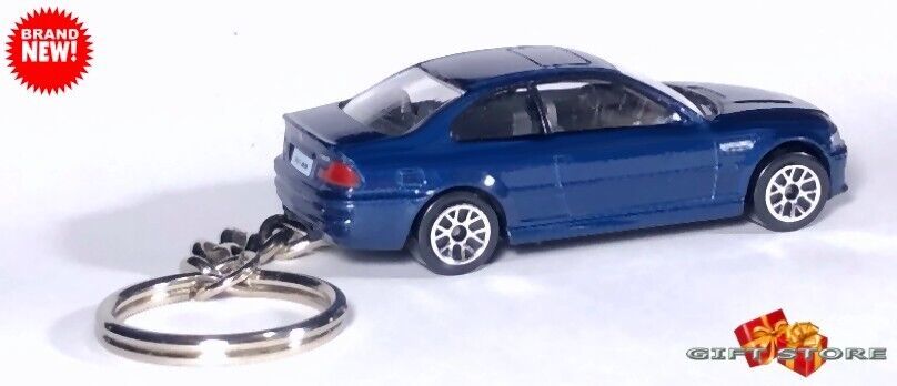 RARE KEY CHAIN DARK BLUE BMW M3 3 SERIES 325/328 E46 CUSTOM Ltd GREAT ...