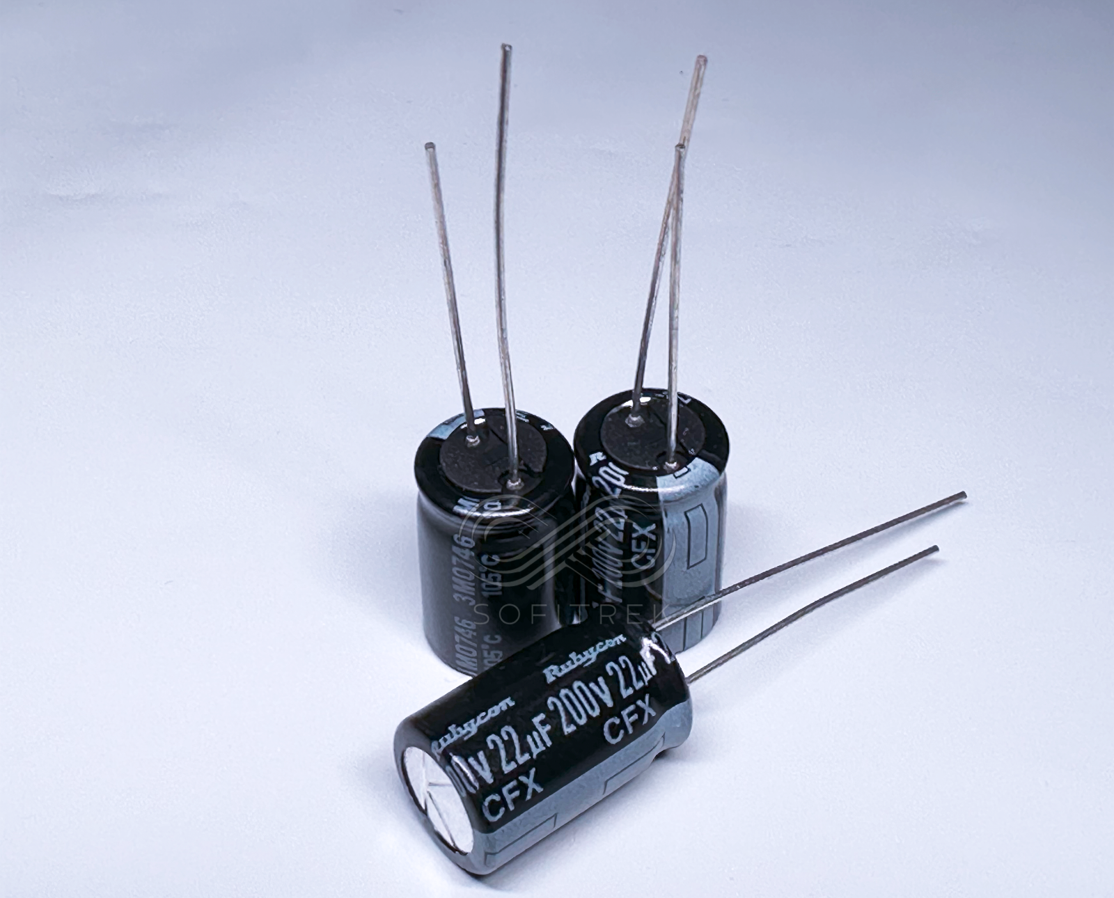 20X 200CFX22MEFC10X16 Rubycon 22uF 200V 10x16mm Electrolytic Radial ...