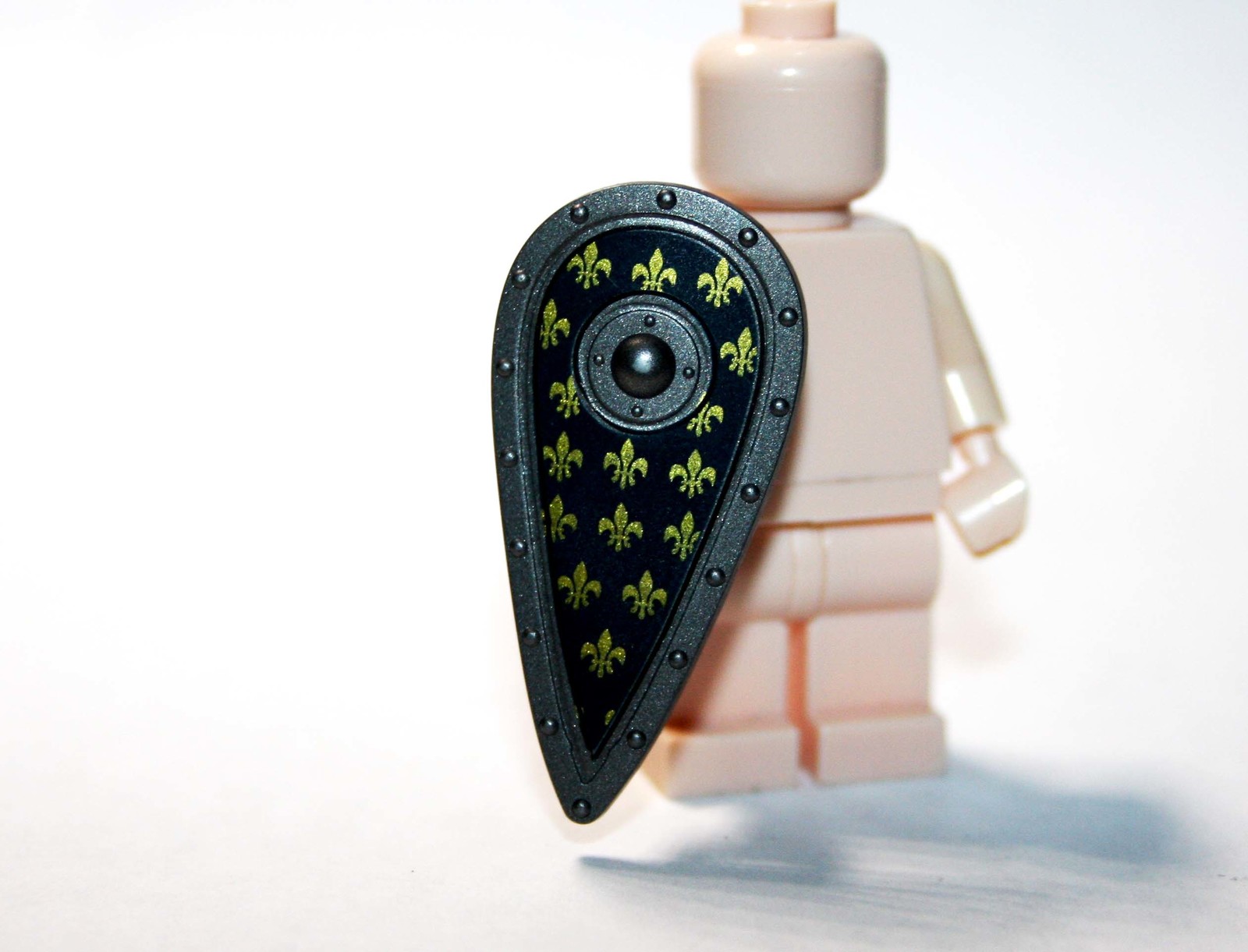 Fleur De Lis French Knight Shield For Toys Minifigures - LEGO (R ...