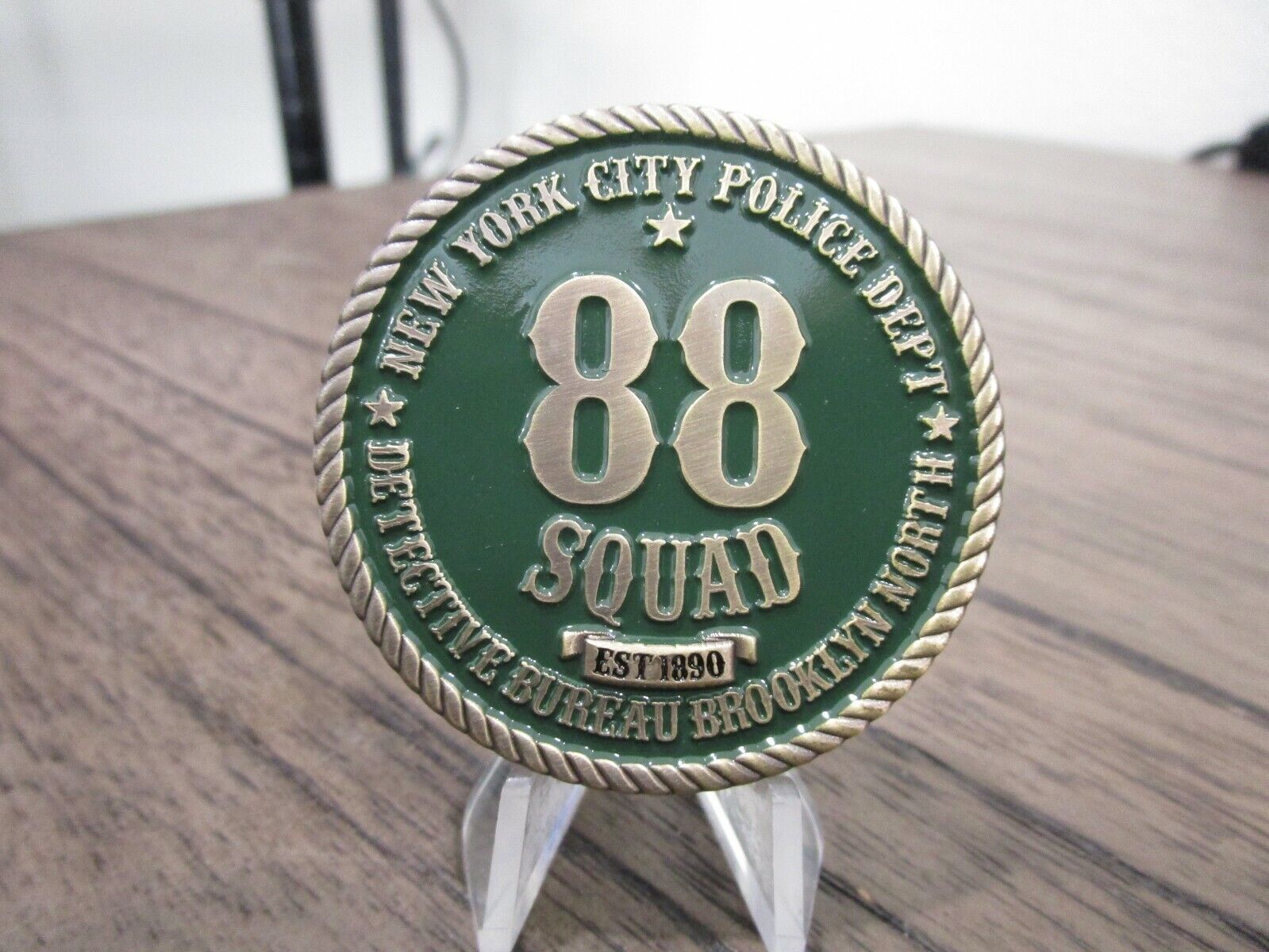 NYPD 88th Squad Detective Bureau Brooklyn and similar items