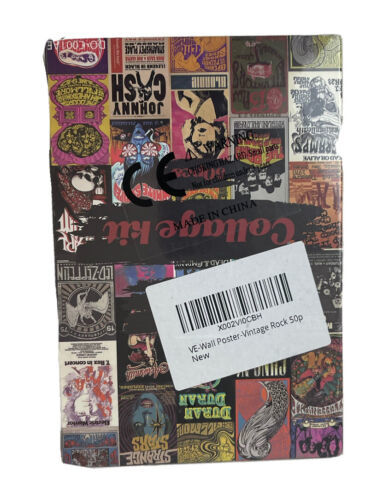 50PCS Vintage Rock Wall Collage Kit Aesthetic Room Décor Retro Music ...