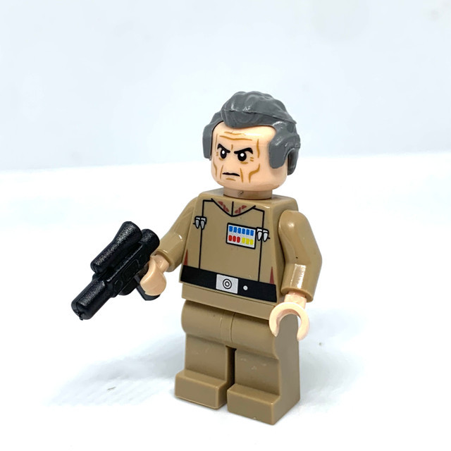 Building Custom Admiral Tarkin Star Wars Tan Uniform Minifigure - LEGO ...