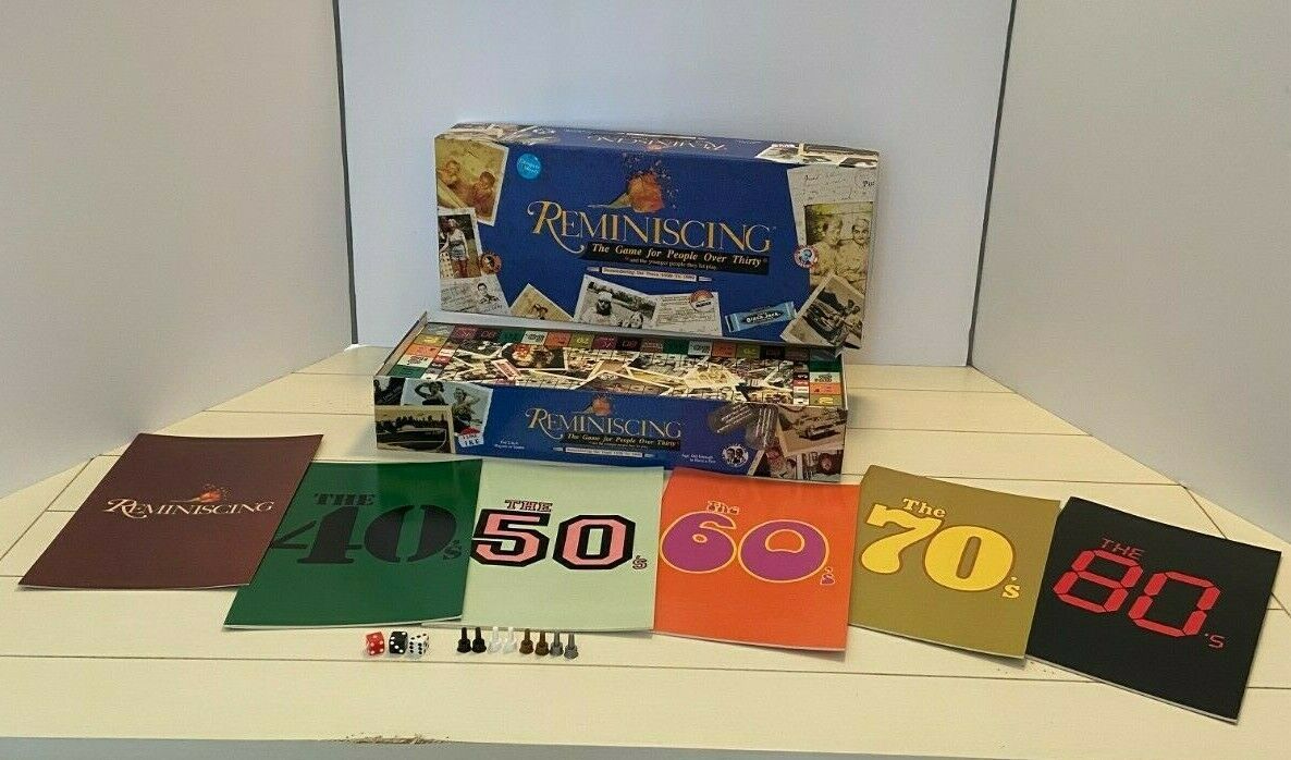 Vintage REMINISCING Board Game Remembering the 1940s through 1980s 1110 ...