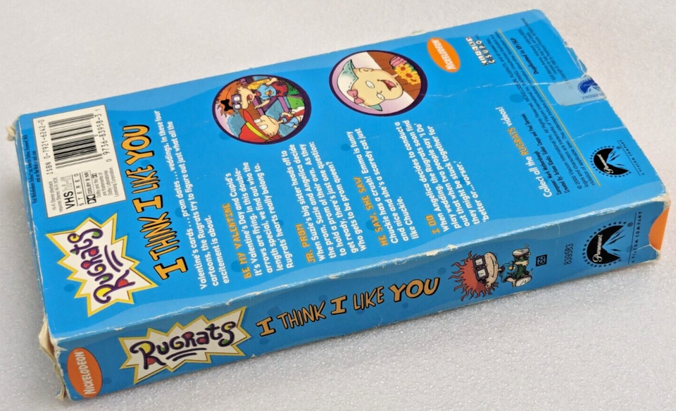 Rugrats I Think I Like You (VHS, 2000, Nickelodeon, Klasky Csupo) - VHS ...