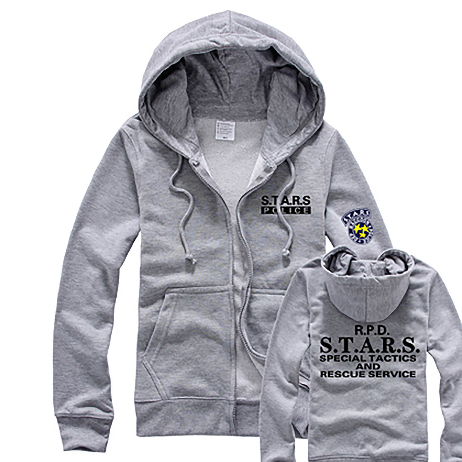 Resident Evil RPD STARS Raccoon Hoody Jacket Sweater Hoodie Cosplay ...