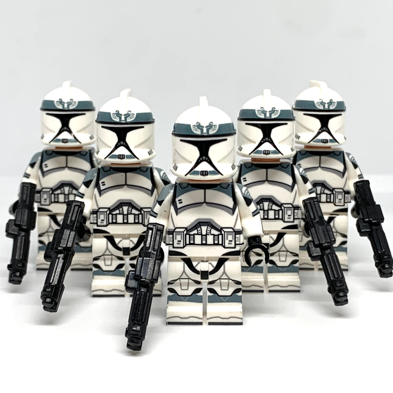 Movie Minifigure Wolfpack Clone Trooper 5X Star Wars Phase 1 Clones ...