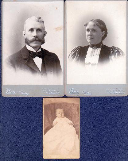 Farwell / Farewell Family (3) Antique Photos - Minnie, Marion ...