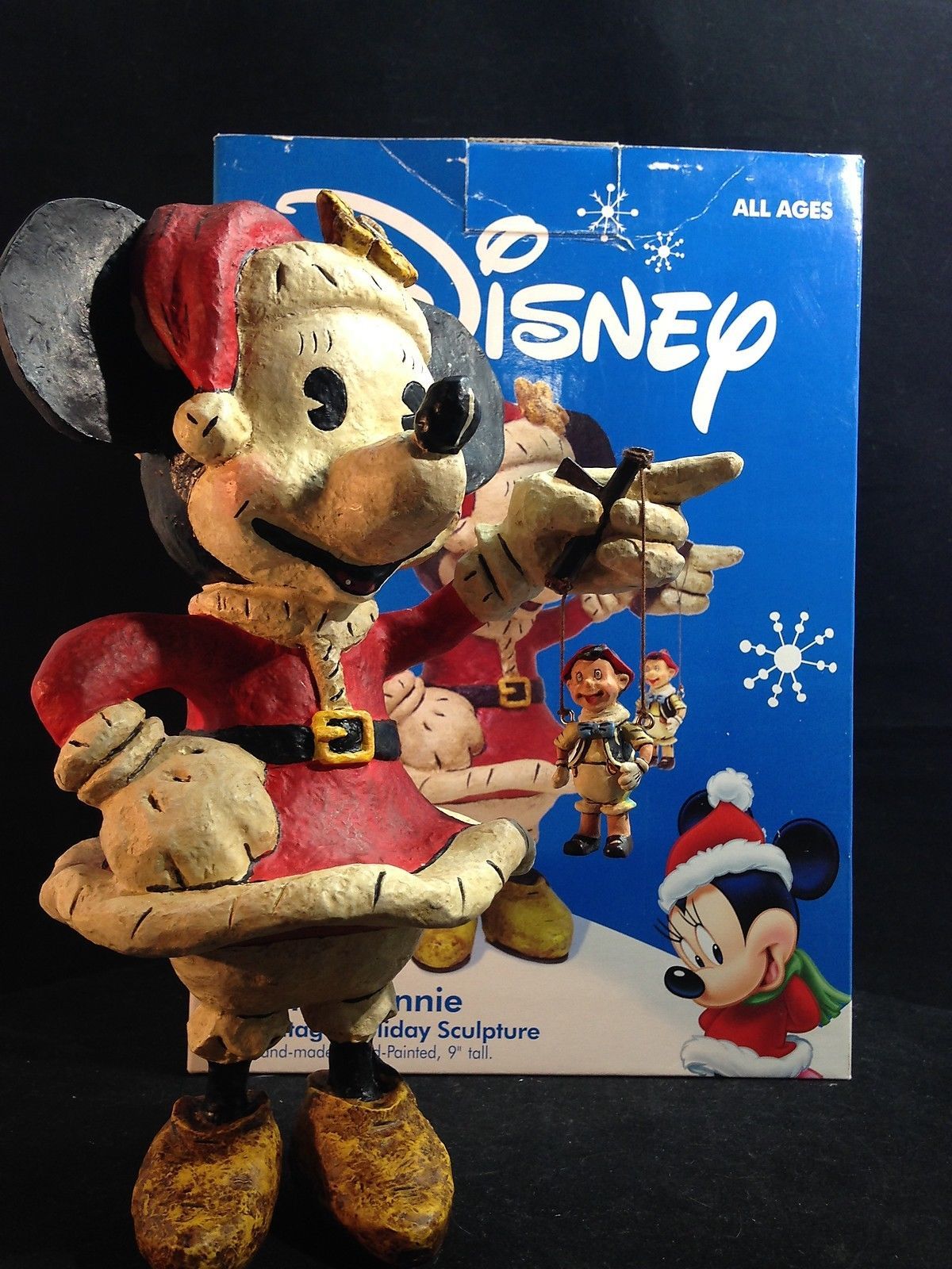 Disney SANTA MINNIE MOUSE Holiday Sculpture Salamander Graphix ...