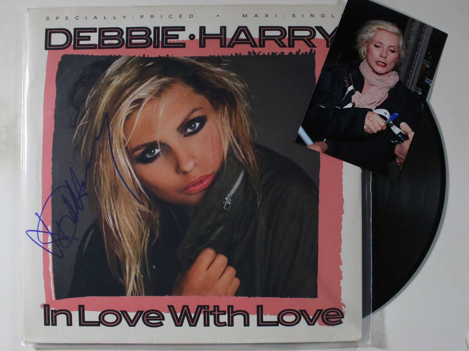 Debbie Harry Signed Autographed "In Love With Love" Record Album w ...