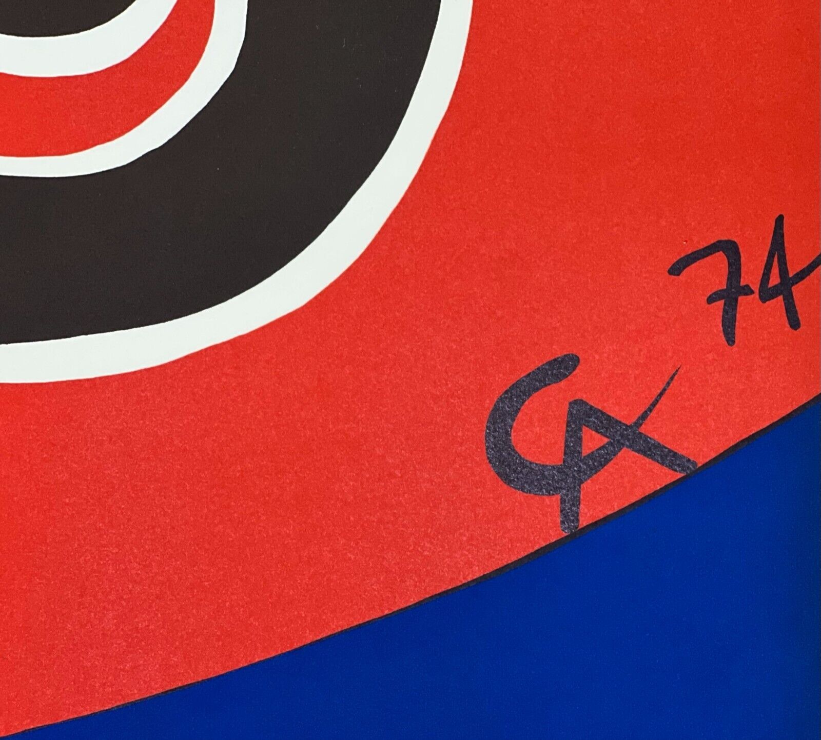 Alexander Calder, Sky Swirl 1974 Lithograph Flying Colors Braniff ...