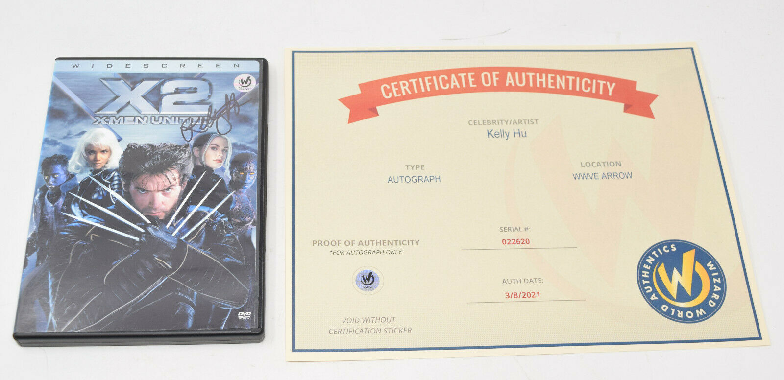 X Men United X2 Widescreen DVD Signed by Kelly Hu COA - DVDs & Blu-ray ...