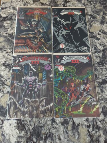 SHADOWHAWK III #1 - 4 NM COMPLETE SET IMAGE COMICS JIM VALENTINO VENDETTA 1993 - Comics ...