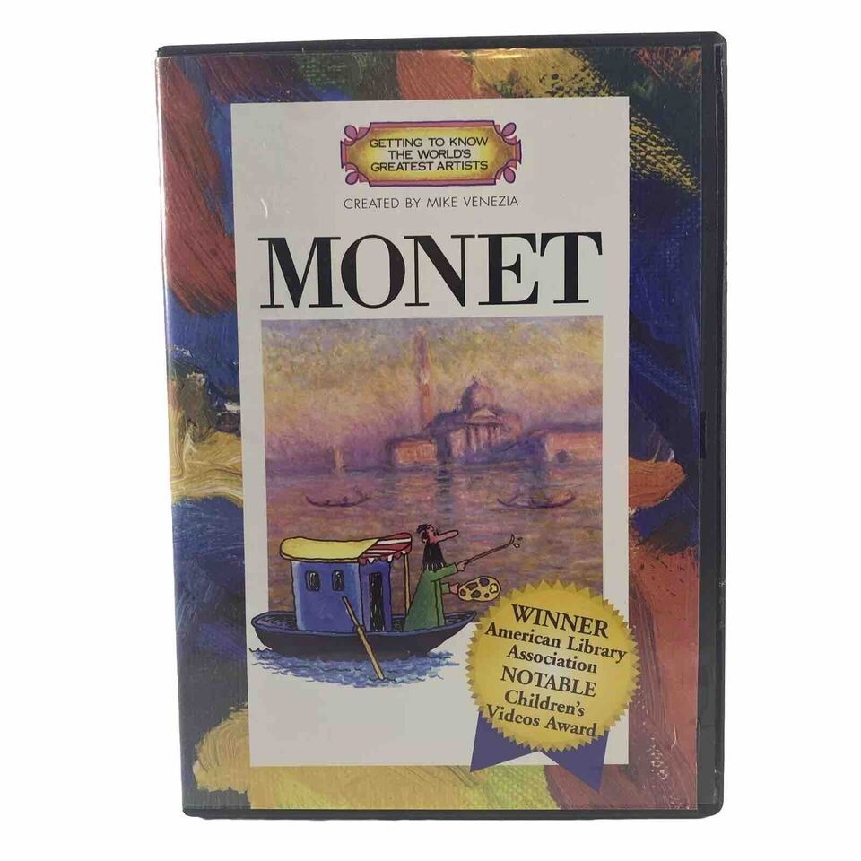 MONET by Mike Venezia - Art Movie on DVD History Lessons Bios RARE Ex ...