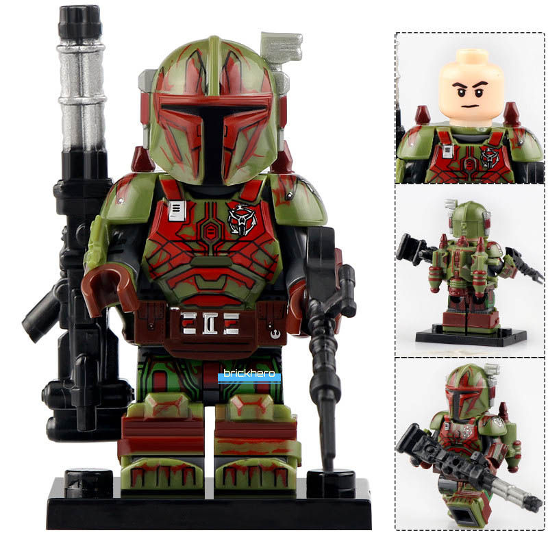 Mandalorian Warrior (Mando) Star Wars Lego Compatible Minifigure Brick ...