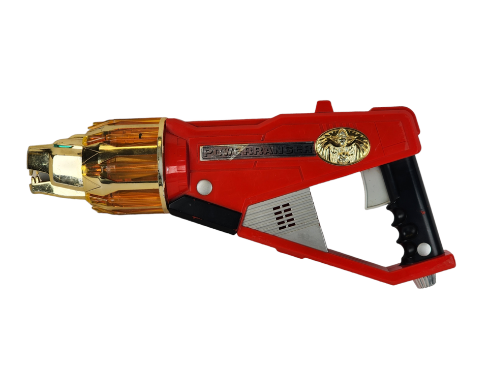 Power Rangers Wild Force Lion Blaster Red Ranger Gun w/ Sound Light ...