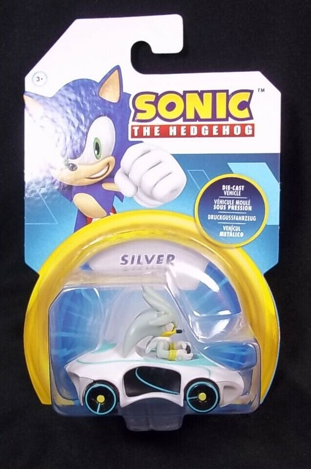 Sonic the Hedgehog diecast vehicle SILVER Lightron Jakks NEW ...