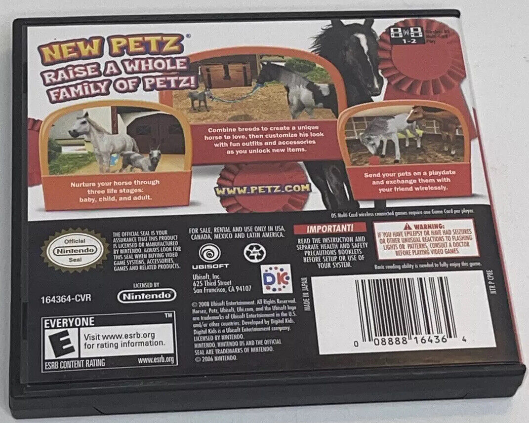 Petz: Horseshoe Ranch (Nintendo DS) Cartridge Only! No Manual - Video Games