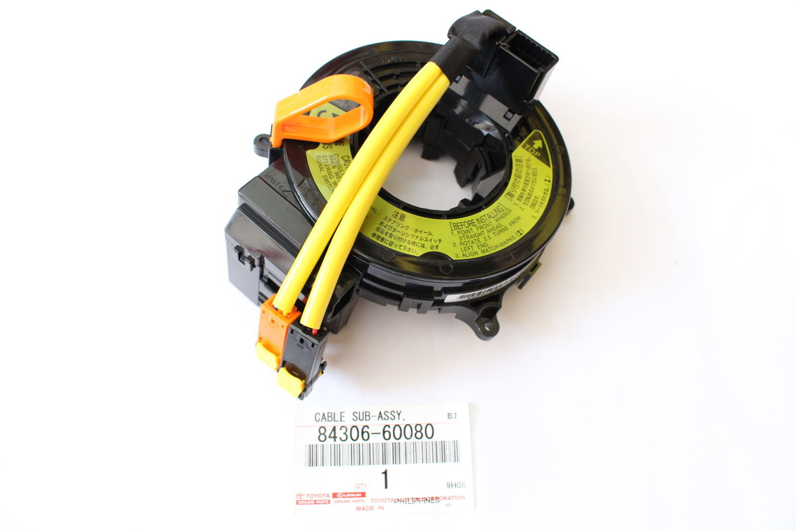 Toyota Land Cruiser FJ Cruiser 4RUNNER Spiral Cable Clock Spring 84306 ...