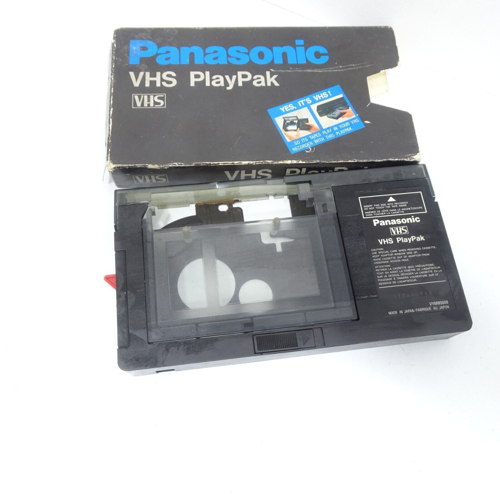 Original OEM Panasonic VHS PlayPak VHS-C Cassette Adapter VYMW0009 ...