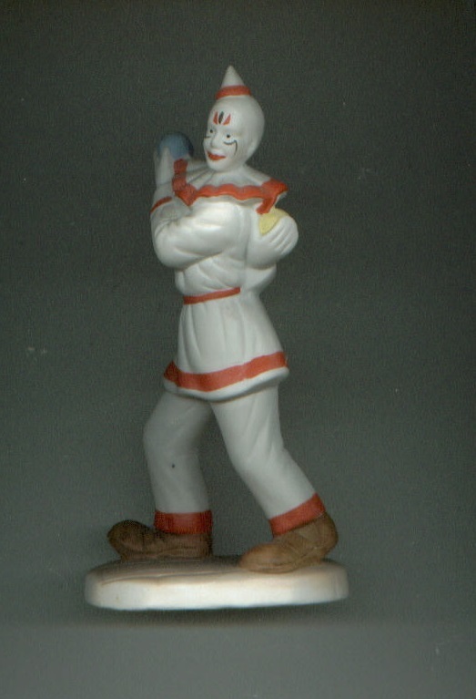 clown lot FECO balancing clown toy + FLAMBRO figurine CIRCUS WORLD ...