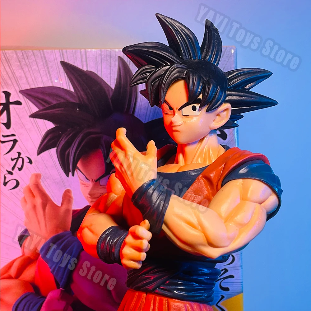 27cm Anime Dragon Ball Z Goku Figure Goku with Scouter Figurine PVC ...