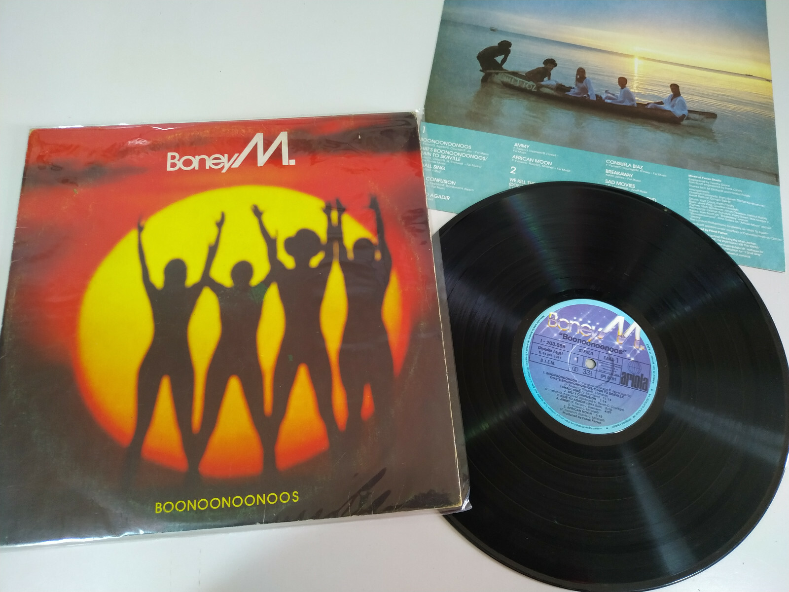 Boney M Boonoonoonoos 1981 Ariola Espagne Edition - LP vinile 12 " VG ...
