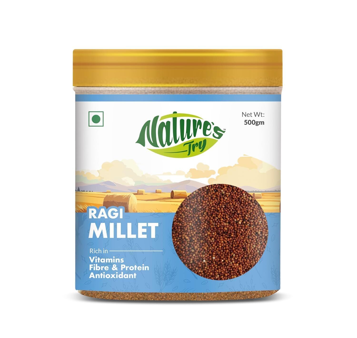 Finger Millets (Ragi/Nachni/Mandua) | 500g Jar | Gluten-Free Ancient ...