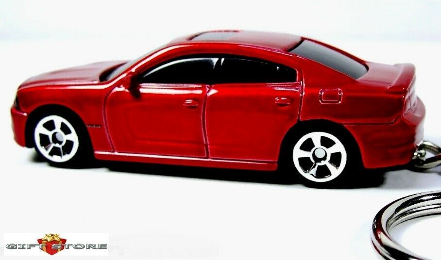 HTF KEY CHAIN RING DARK RED NEW DODGE CHARGER RT R/T HEMI CUSTOM ...