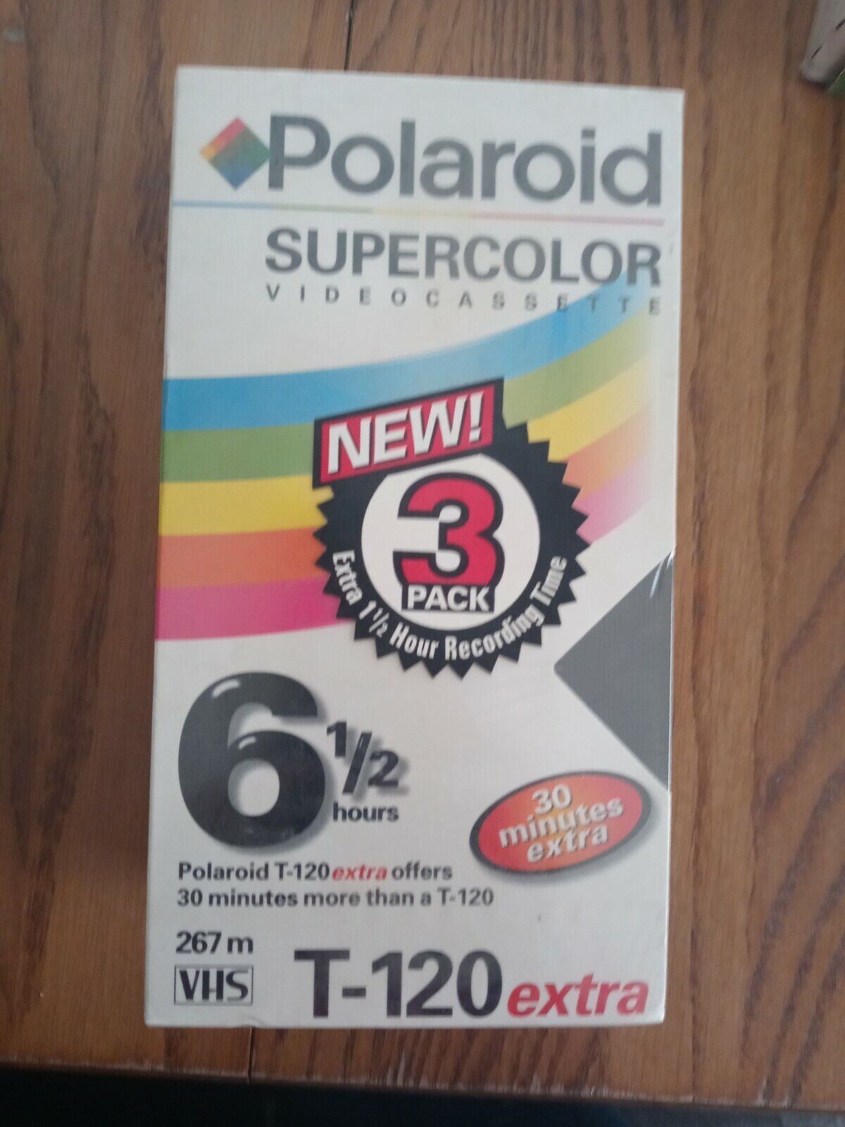 Polaroid Supercolor Vhs Set Of 3 New - VHS Video Tapes