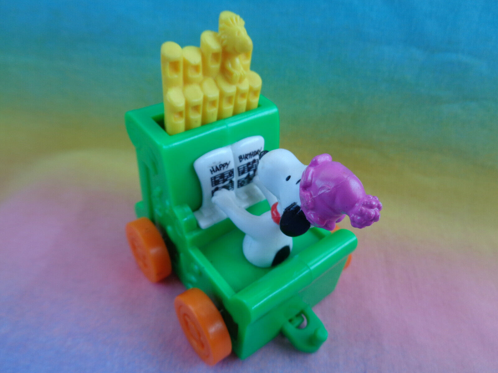 Vintage1994 McDonald's Snoopy & Woodstock Birthday Train Organ #12 Toy ...