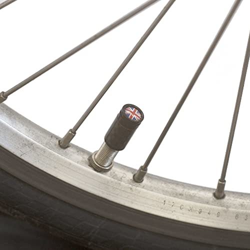 Aluminium Carbon Valve Inner Tube Caps for BROMPTON (PAIR) Black ...