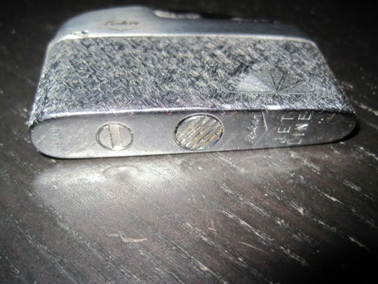 Vintage FISKER JET LINE Art Deco Flat Gas Butane Lighter Made in Japan ...