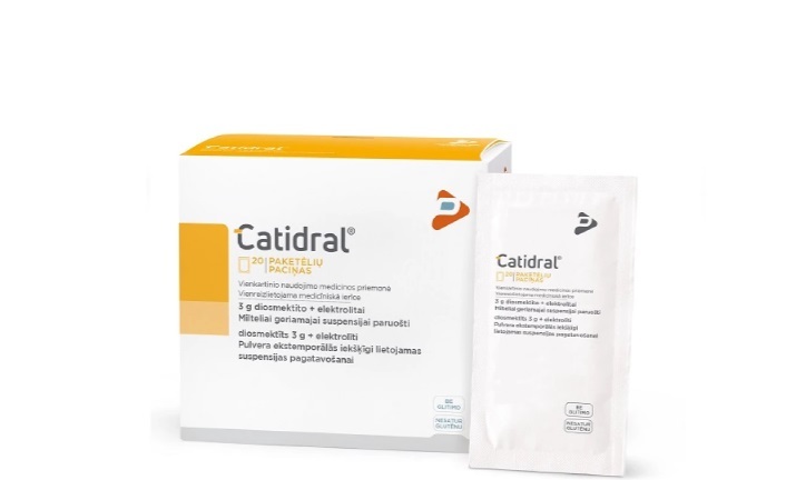 Catidral powder, 20 sachets with diseases of the gastrointestinal tract ...